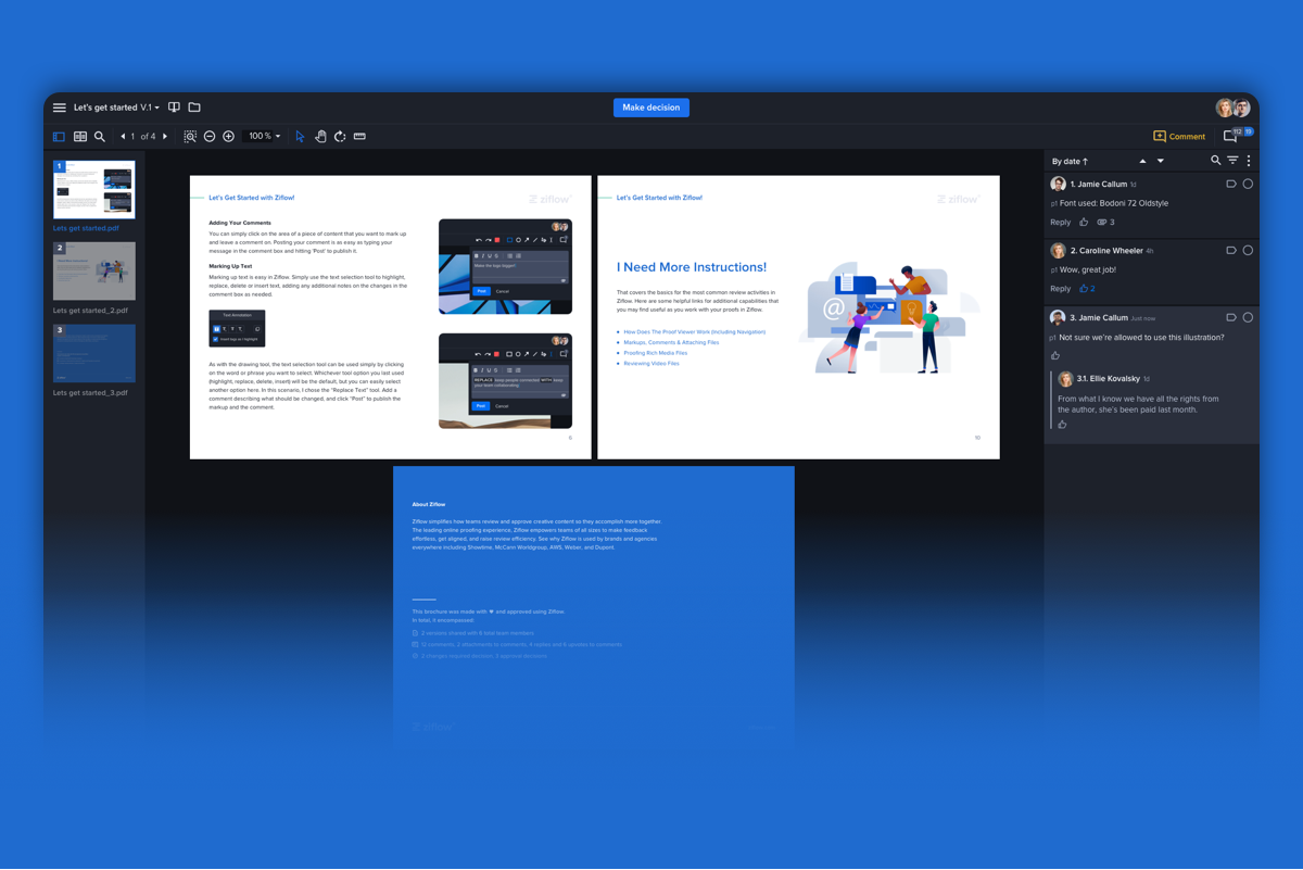 Modern creative review: Introducing Ziflow's new proof viewer