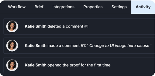 Features of Ziflow's Online Proofing Platform